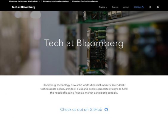 Join Us Where Tech Lives at Bloomberg | Press | Bloomberg LP